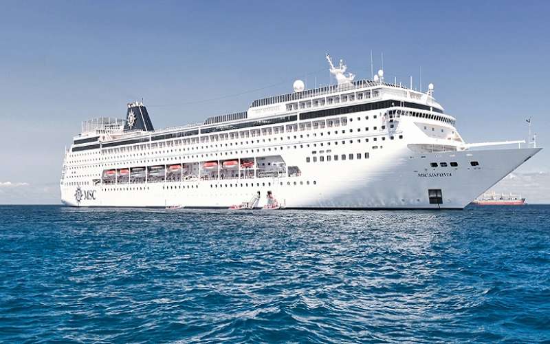 MSC Cruise Depating Durban FOR Reunion Mauritius